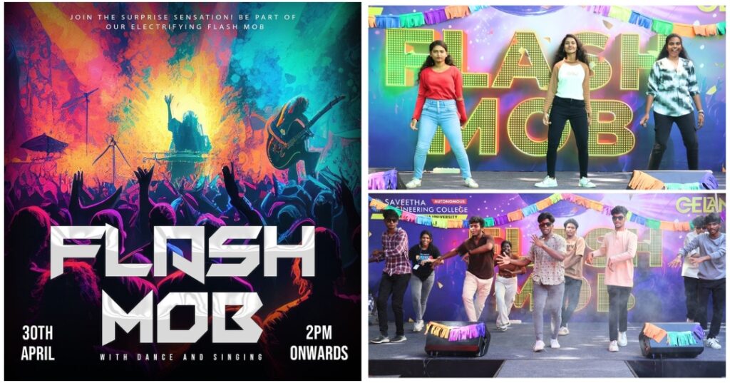 Flash Mob Day 1 - Saveetha Engineering College