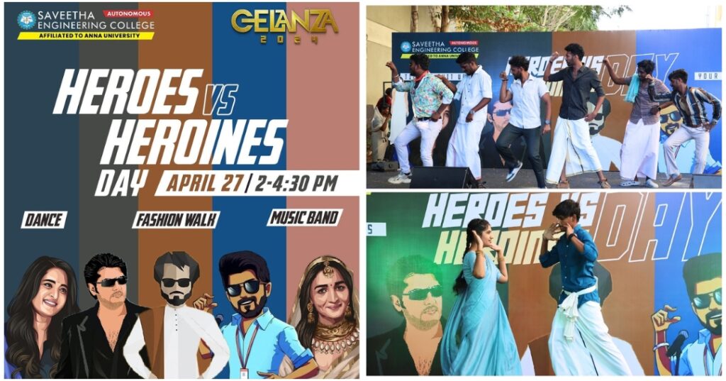 Hero vs Heroine Day - Saveetha Engineering College Hero vs Heroine Day - Saveetha Engineering College