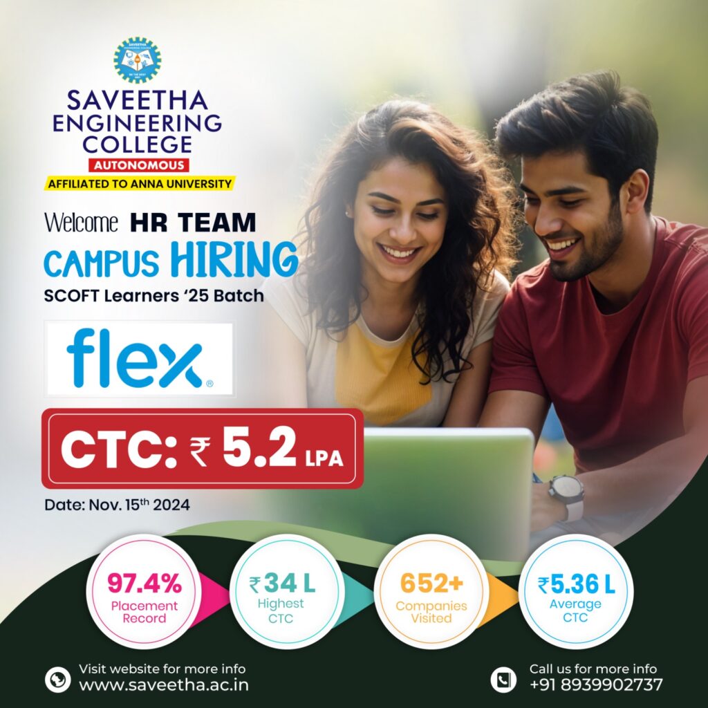Step Into Success: Join SEC’s Mega Placement Drive! - Saveetha ...